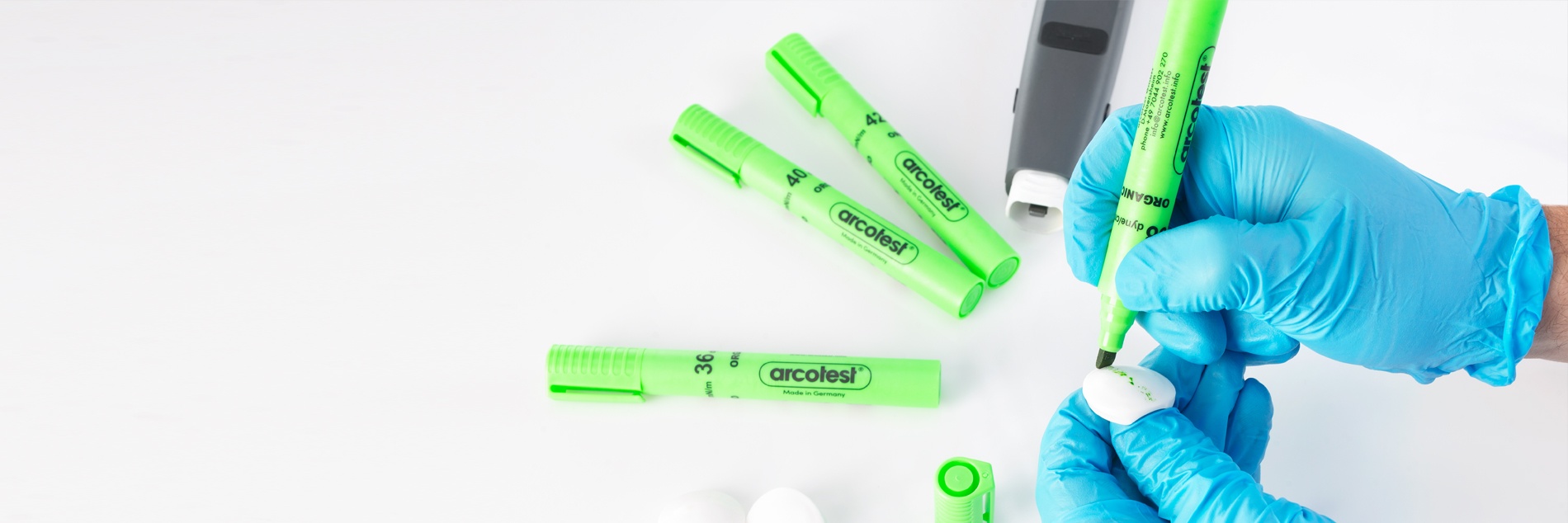 Test Inks und Test Pens - For testing the surface tension